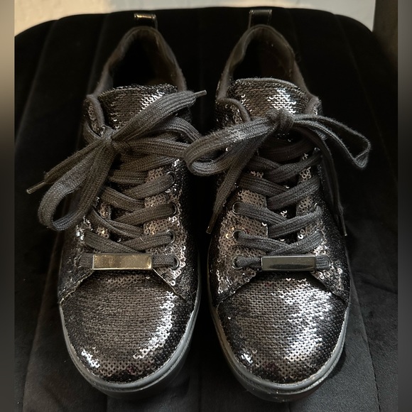 Aldo | Shoes | Aldo Black Sequin Shoes | Poshmark